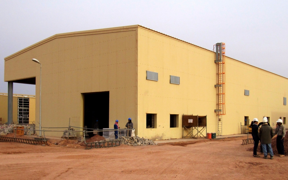 Civil works and construction in In Salah